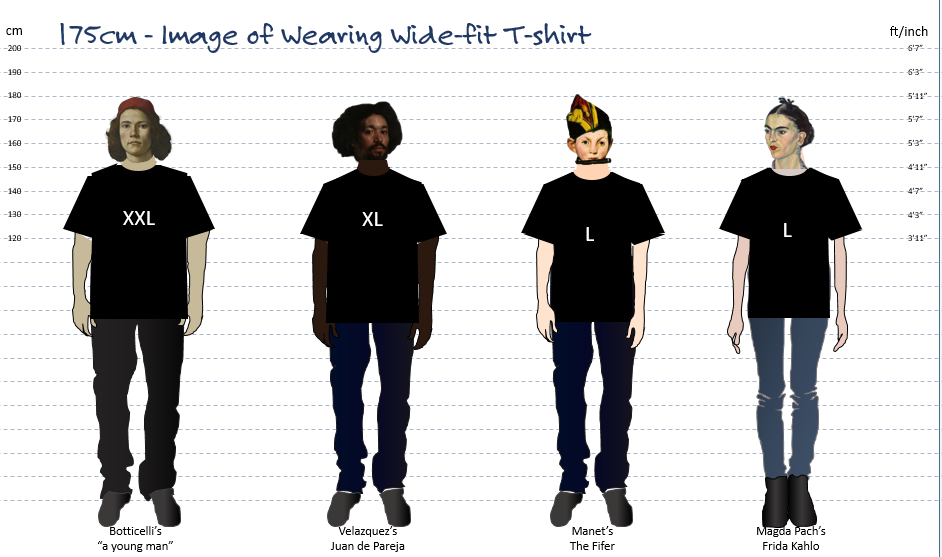 Size Guide 175cm 5 Feet 9 Inches Size Guide 175cm 5 Feet 9 Inches